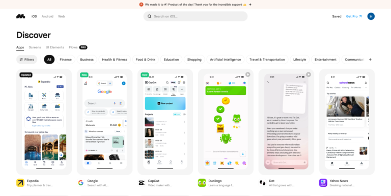 スマホ アプリUIデザイン制作 参考サイト10選! モバイル/PC ギャラリーを厳選紹介 | PixelChord
